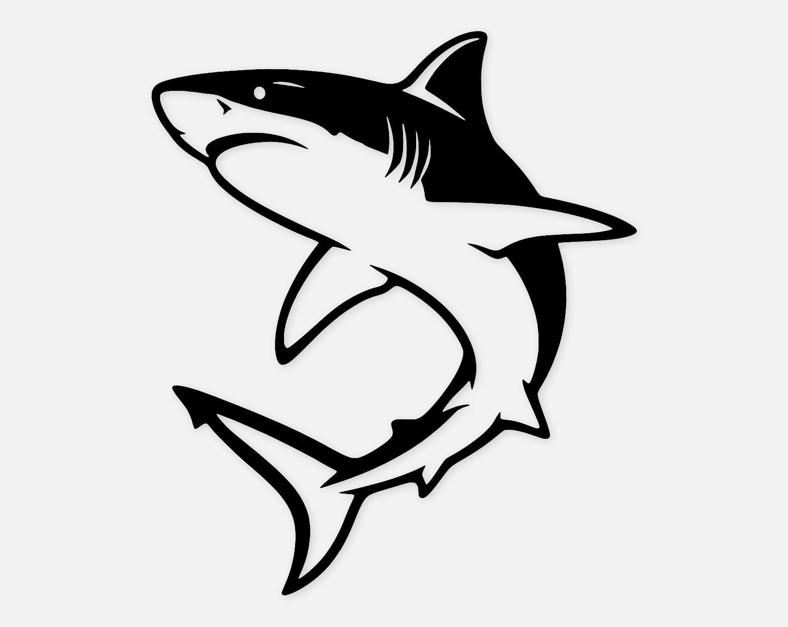 Shark Swimming Dynamic Svg Png: Cut Ready Digital Design for Cricut ...