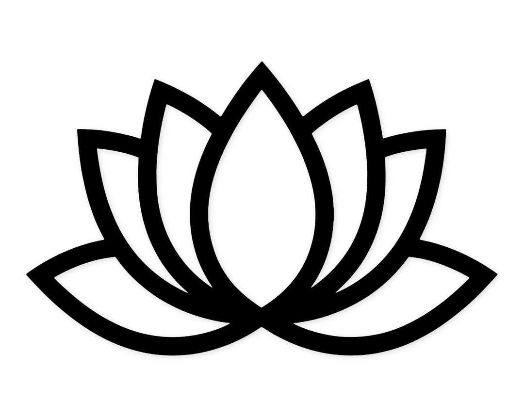 Lotus Flower Svg Png: Cut Ready Digital Design for Cricut Silhouette ...