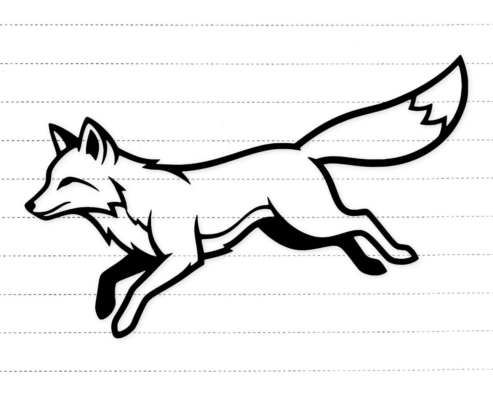 Fox Svg: Bold Outline Design for Crafting Projects - Etsy Canada