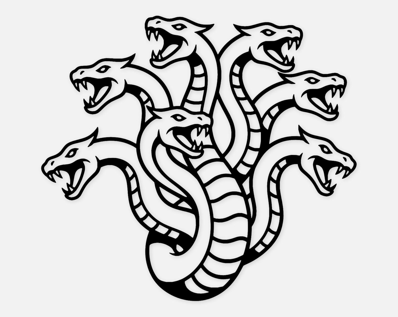 Hydra Svg Png: Clean Line Art for Cricut Projects - Etsy
