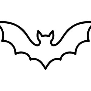 Bat Clipart Svg Png: Minimalist Design for Cricut Silhouette - Etsy