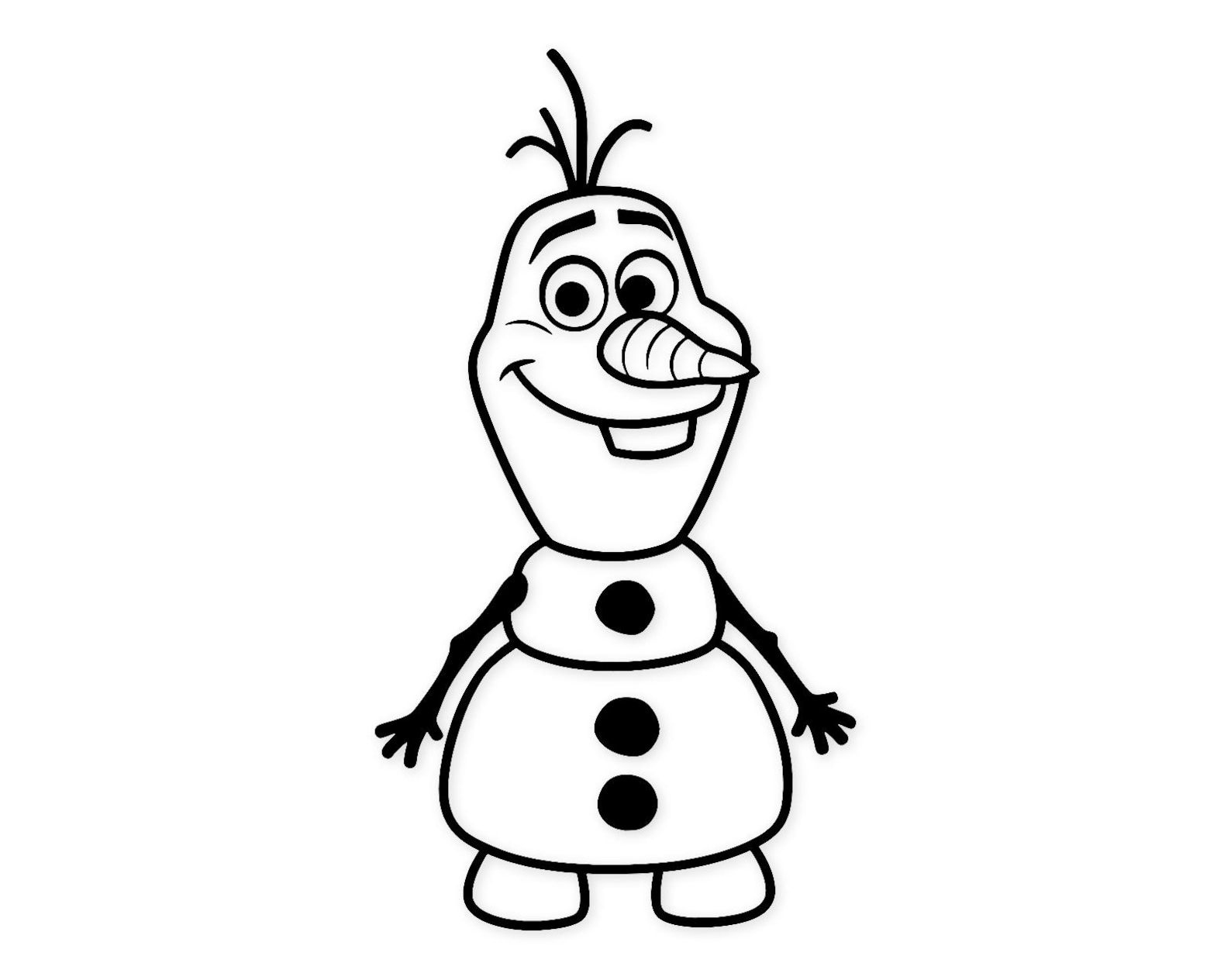 Olaf the Snowman Svg Png: Cut Ready Digital Design for Cricut ...