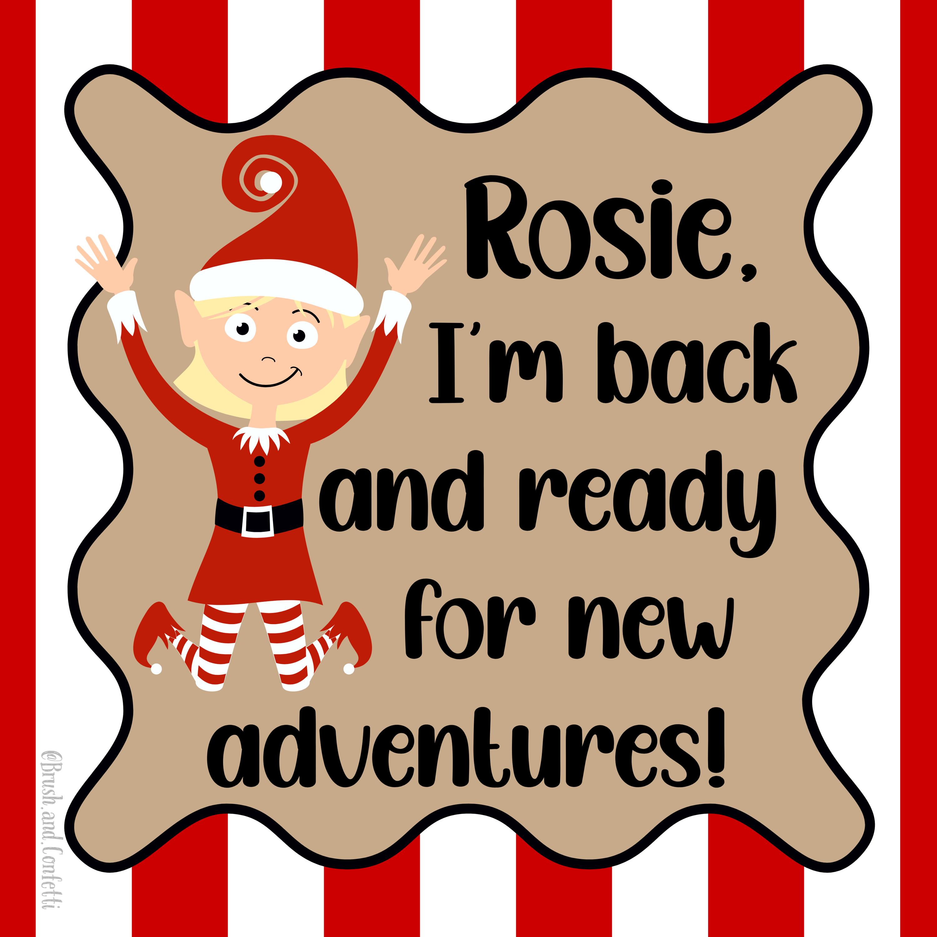 Hand Painted Elf Mini Banners - Etsy