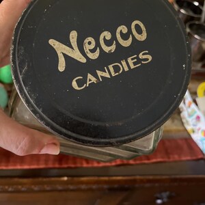 1930s Art Deco Necco Candies Jar Tall Penny Candy Store Display ...