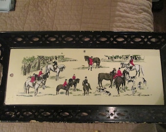 Hunting Scene Tray - Etsy