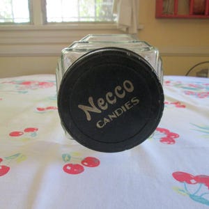 1930s Art Deco Necco Candies Jar Tall Penny Candy Store Display ...