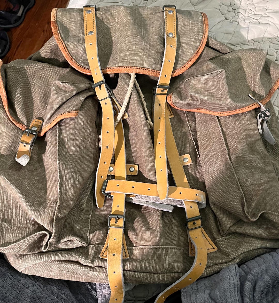 Vintage 60s Lafuma France Army Backpack Rucksack Metal Back Frame - Etsy