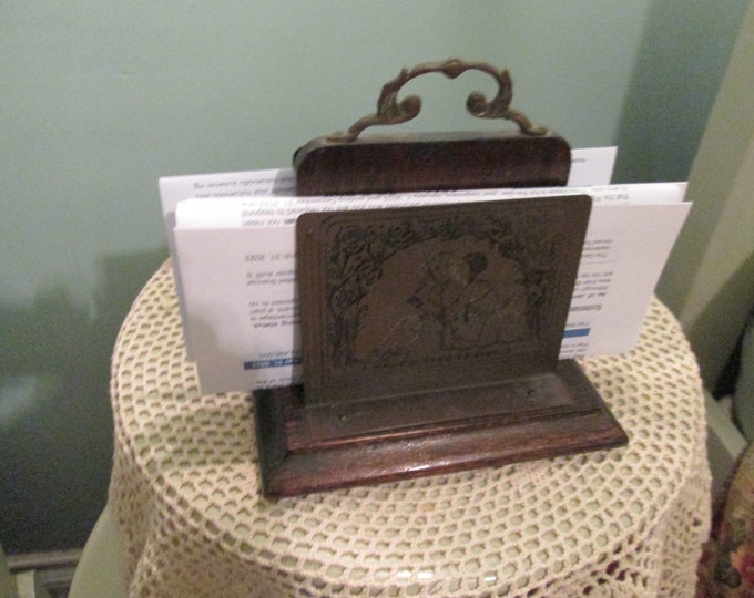 Art Deco Metal Letters Holder Stand - Etsy