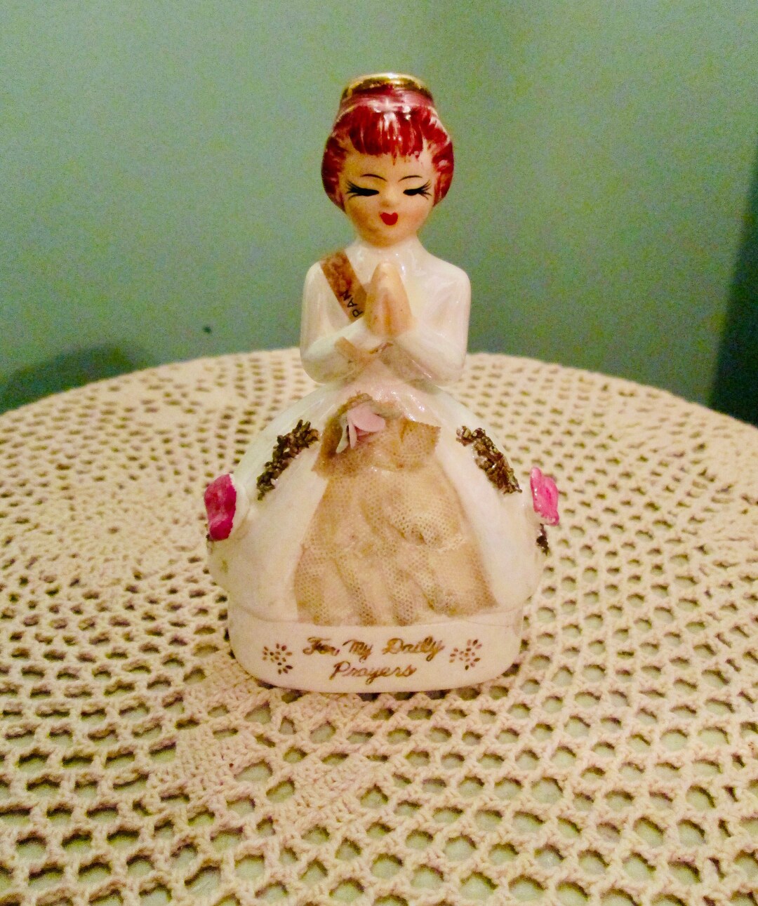 Vintage Angel Prayer Trinket Box for My Daily Prayers - Etsy