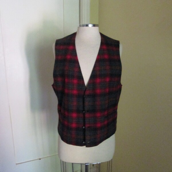 Pendleton Vest - Etsy