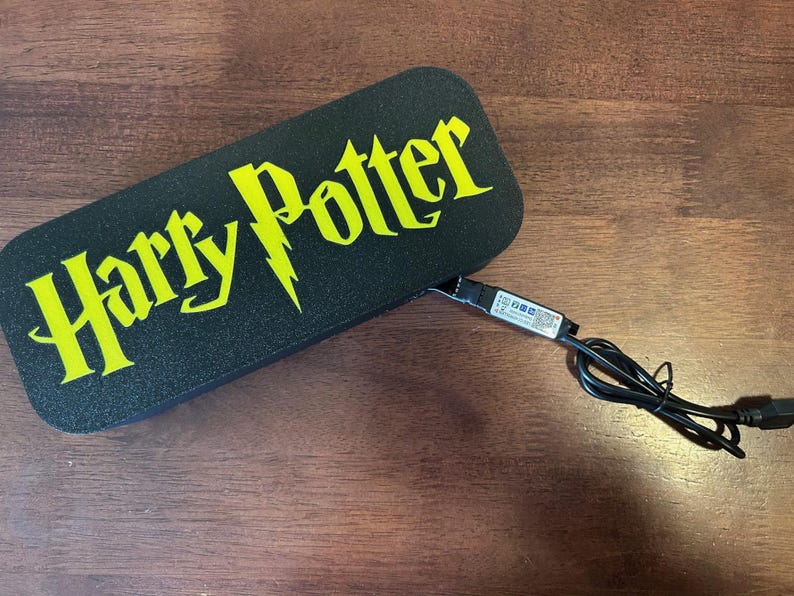 Harry Potter LED Lightbox - Etsy