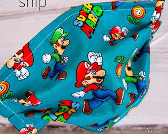 Mario Mask Elastic | Etsy