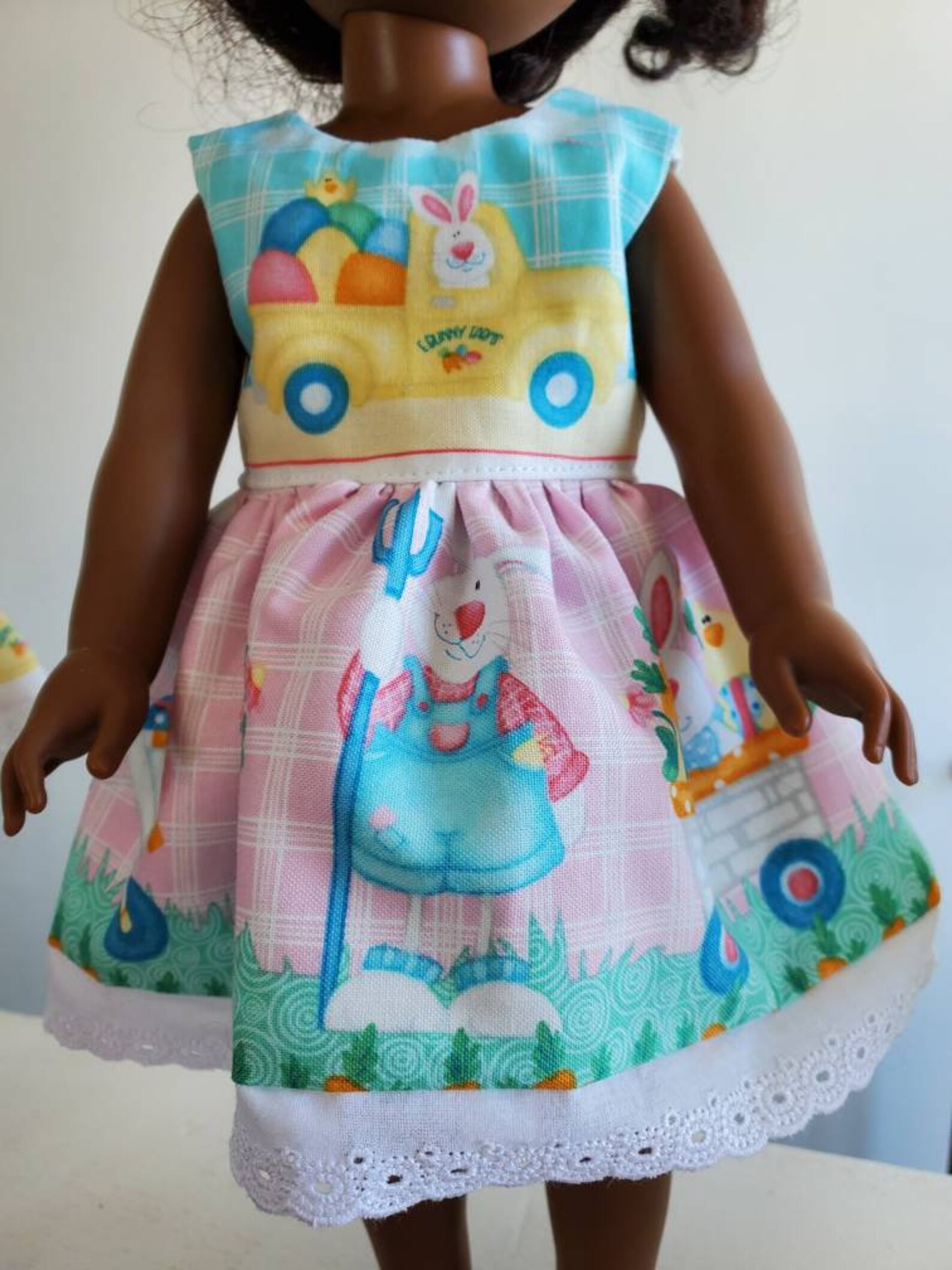 Easter Bunny Dress for Your American Girl and Wellie Wisher Dolls. - Etsy