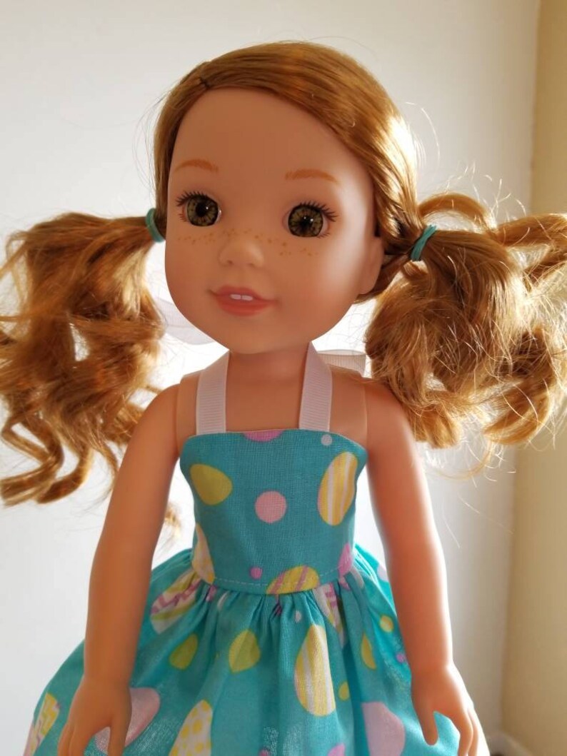 Easter Egg Sun Dress 14.5 Inch Doll Wellie Wisher - Etsy
