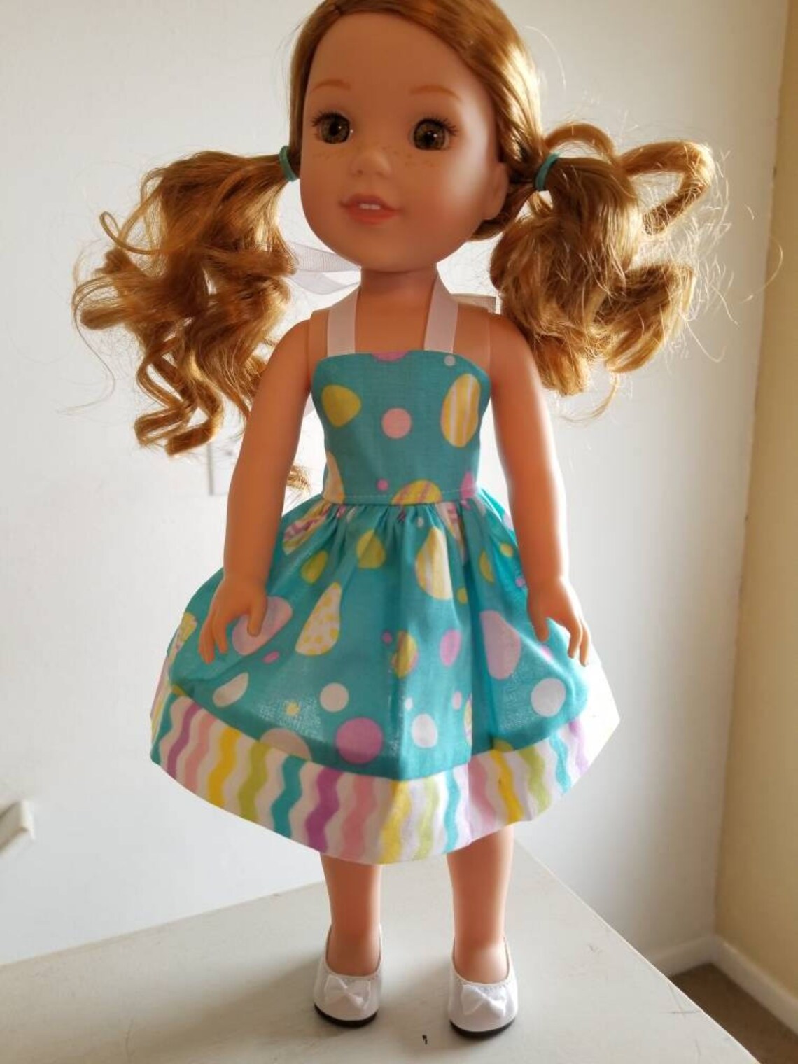 Easter Egg Sun Dress 14.5 Inch Doll Wellie Wisher - Etsy