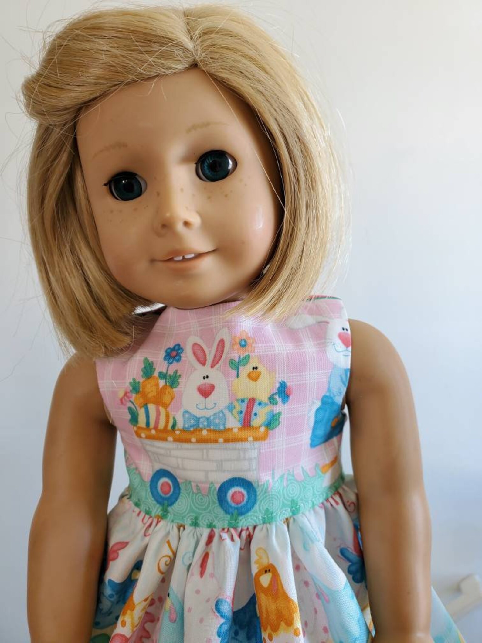 Easter Bunny Dress for Your American Girl and Wellie Wisher Dolls. - Etsy
