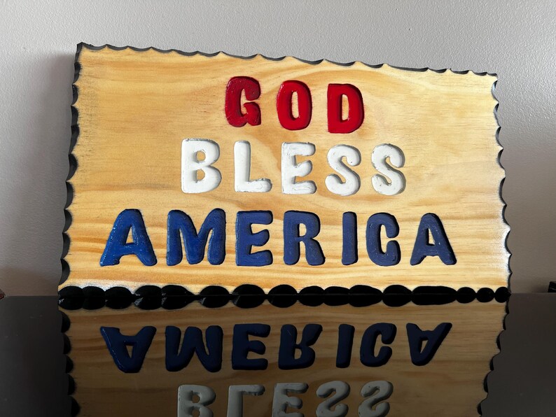 God Bless America Signs - Etsy