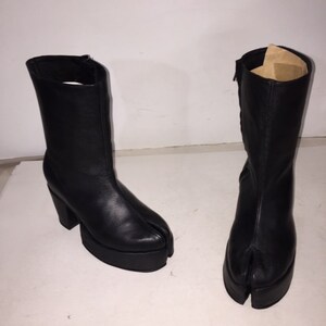 Made to Order Split Toe Boots With One Inch Platform and - Etsy