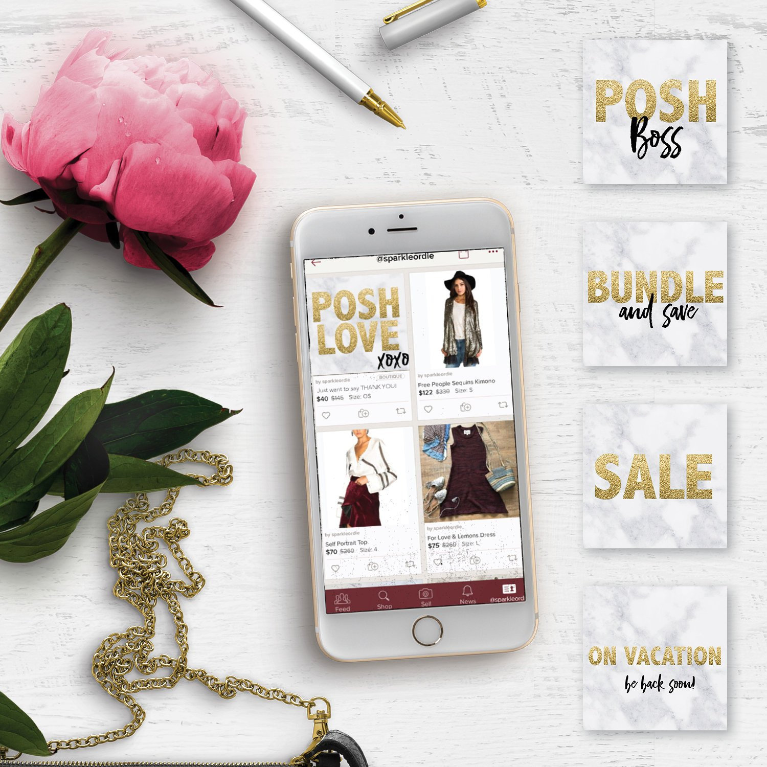 Poshmark Seller Closet Sign Set - Etsy