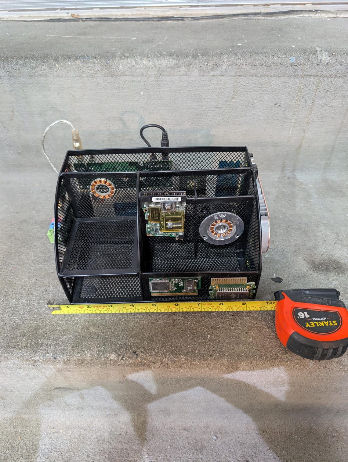 Upcycled Computer Component Desk Organizer | Tech Gift - Etsy