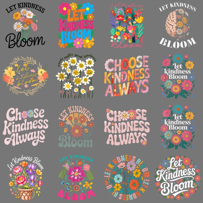 Let Kindness Bloom PNG, Funny Sarcastic Kindness Quote Clipart, Slay ...