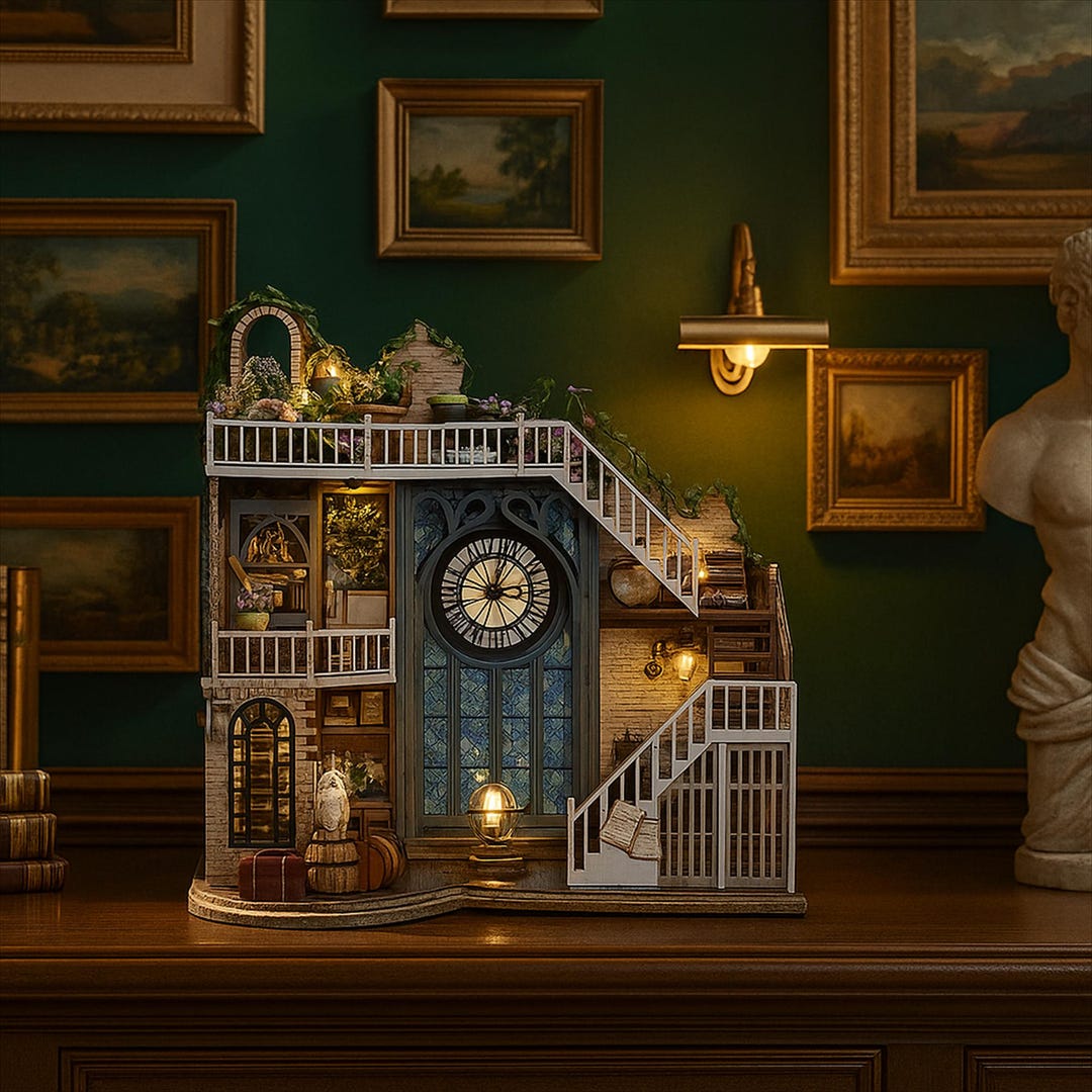 Harry’s Magic House – DIY Book Nook Kit , Miniature Puzzle Model for ...