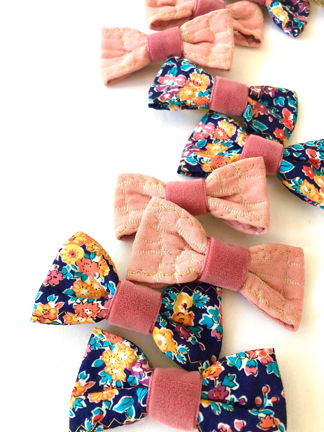 Raspberry Bold Color Bow Set - Etsy