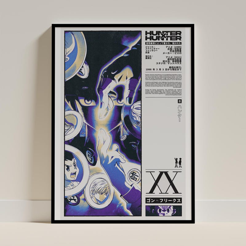 Hunter X Hunter Poster - Etsy