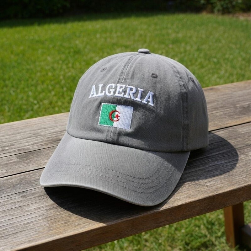Flag Map of Algeria - Etsy