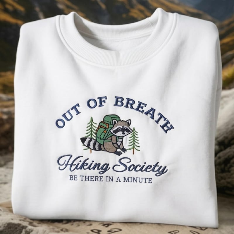 Sloth Hiking Sweatshirt - Etsy