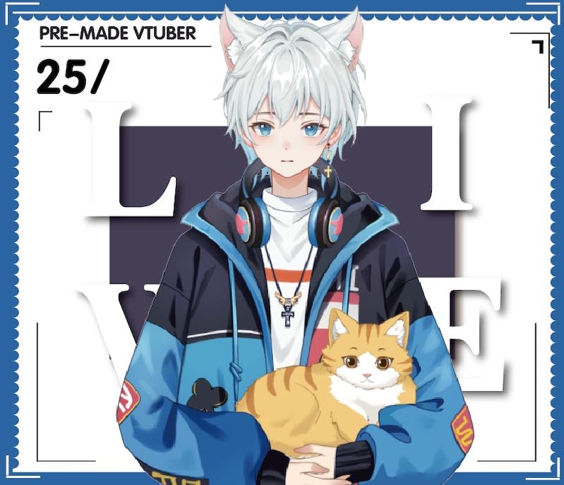 Ready-made Vtuber Models: Ready-to-use Live2d Vtube Studio Designs - Etsy