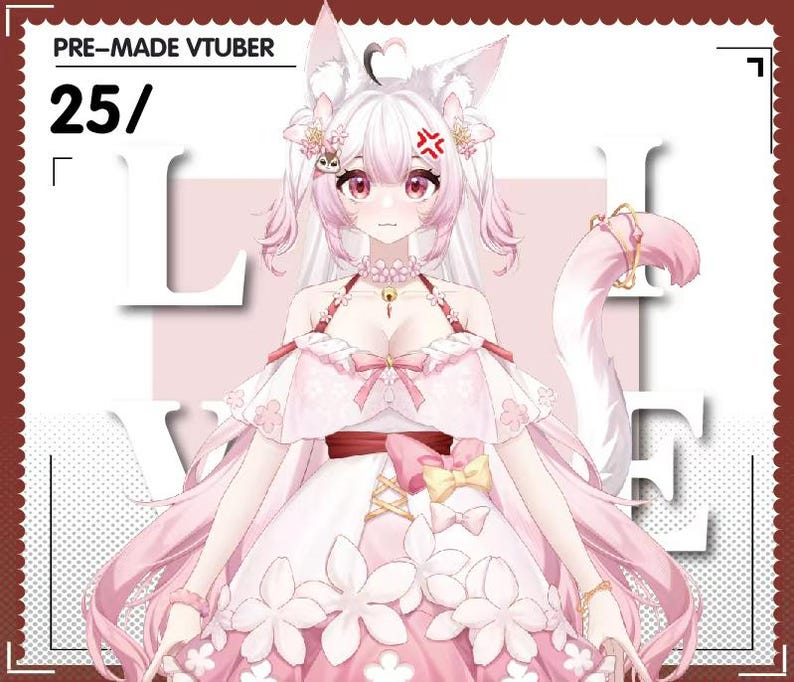 Ready-made Vtuber Models: Ready-to-use Live2d Vtube Studio Designs ...