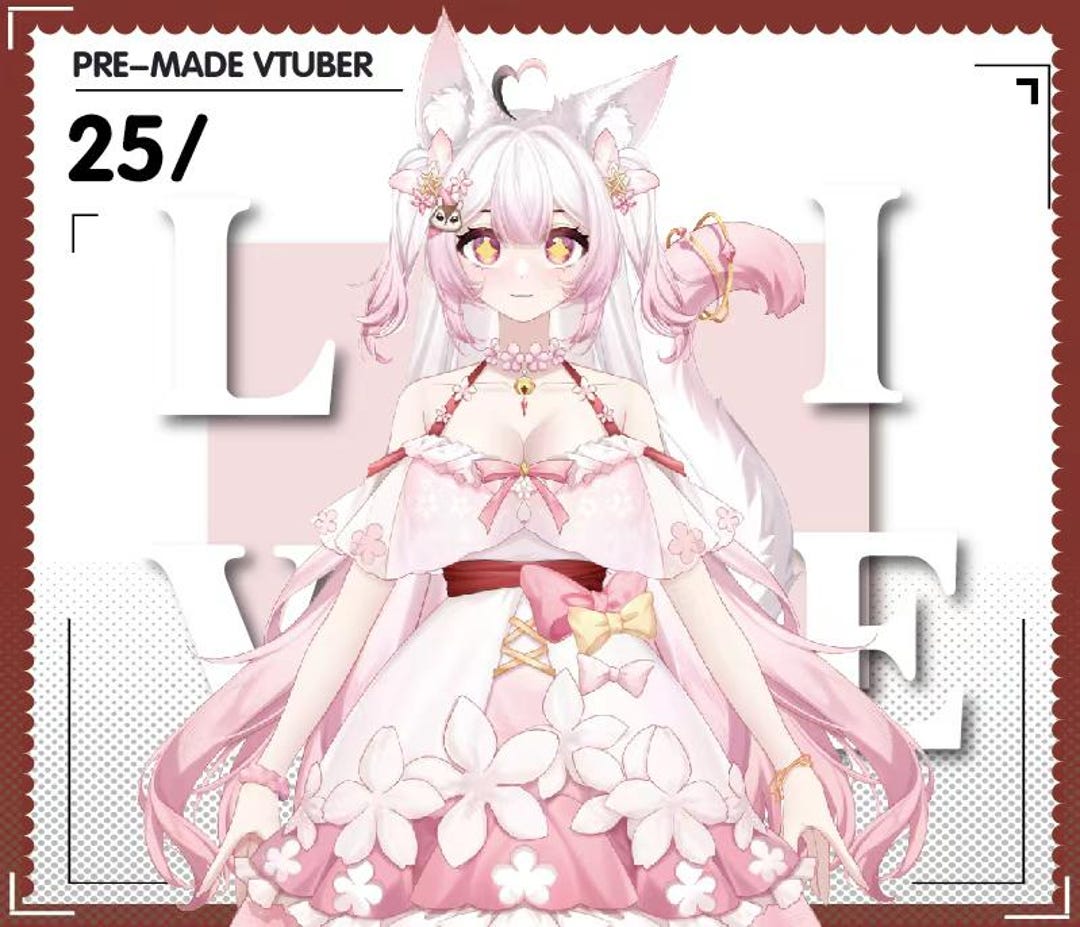 Ready-made Vtuber Models: Ready-to-use Live2d Vtube Studio Designs - Etsy