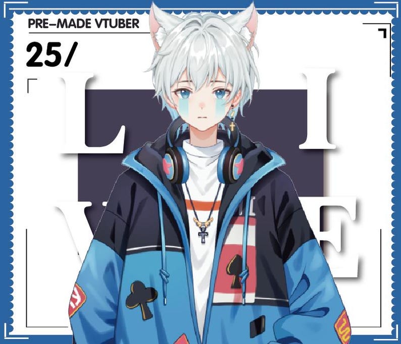 Ready-made Vtuber Models: Ready-to-use Live2d Vtube Studio Designs - Etsy