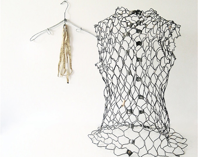 Vintage Wire Dress Form - Etsy
