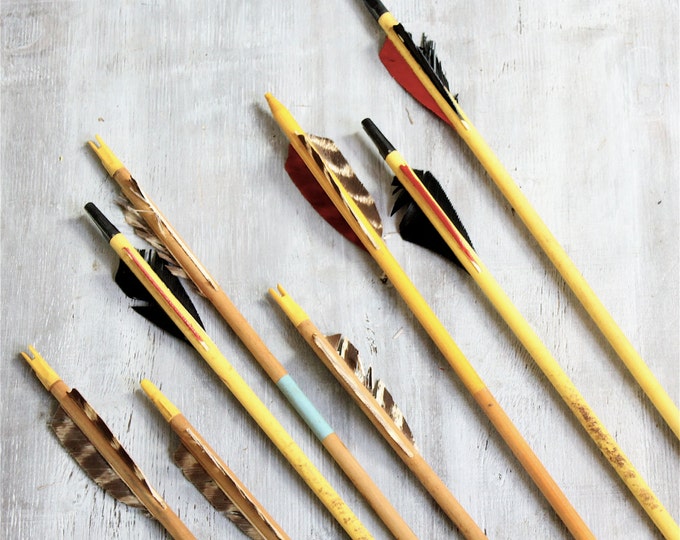 Vintage Arrows Set of Eight With Carrying Case - Etsy
