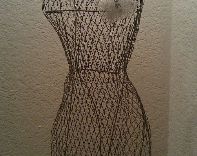 Vintage Wire Dress Form - Etsy