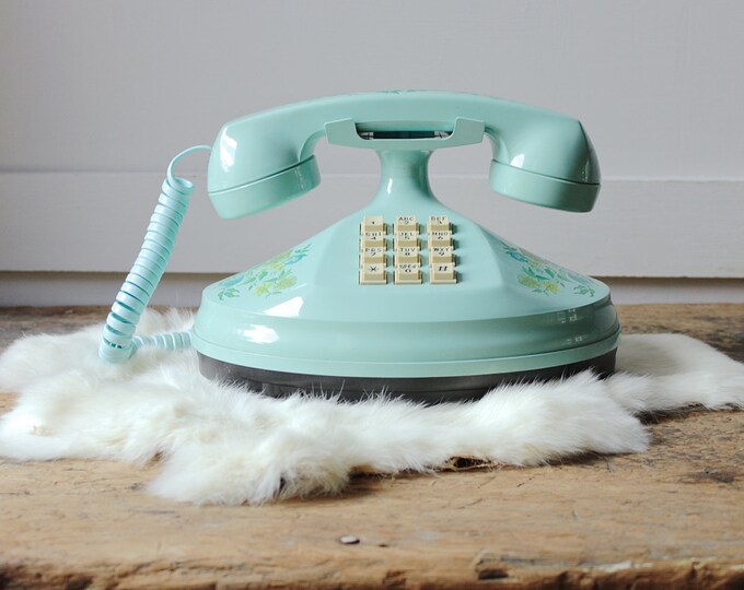 1970s Push Button Phone - Etsy