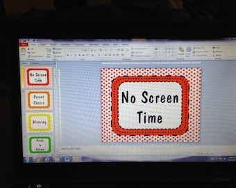 Behavior Clip Chart Polka Dots Printable Behavior Management System for ...