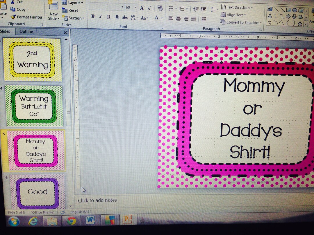 Behavior Clip Chart Polka Dots Printable Behavior Management System for ...