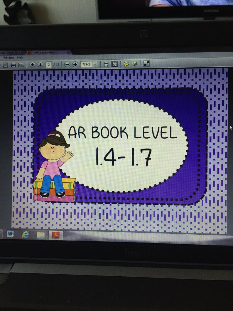 AR Book Bin Labels - Etsy