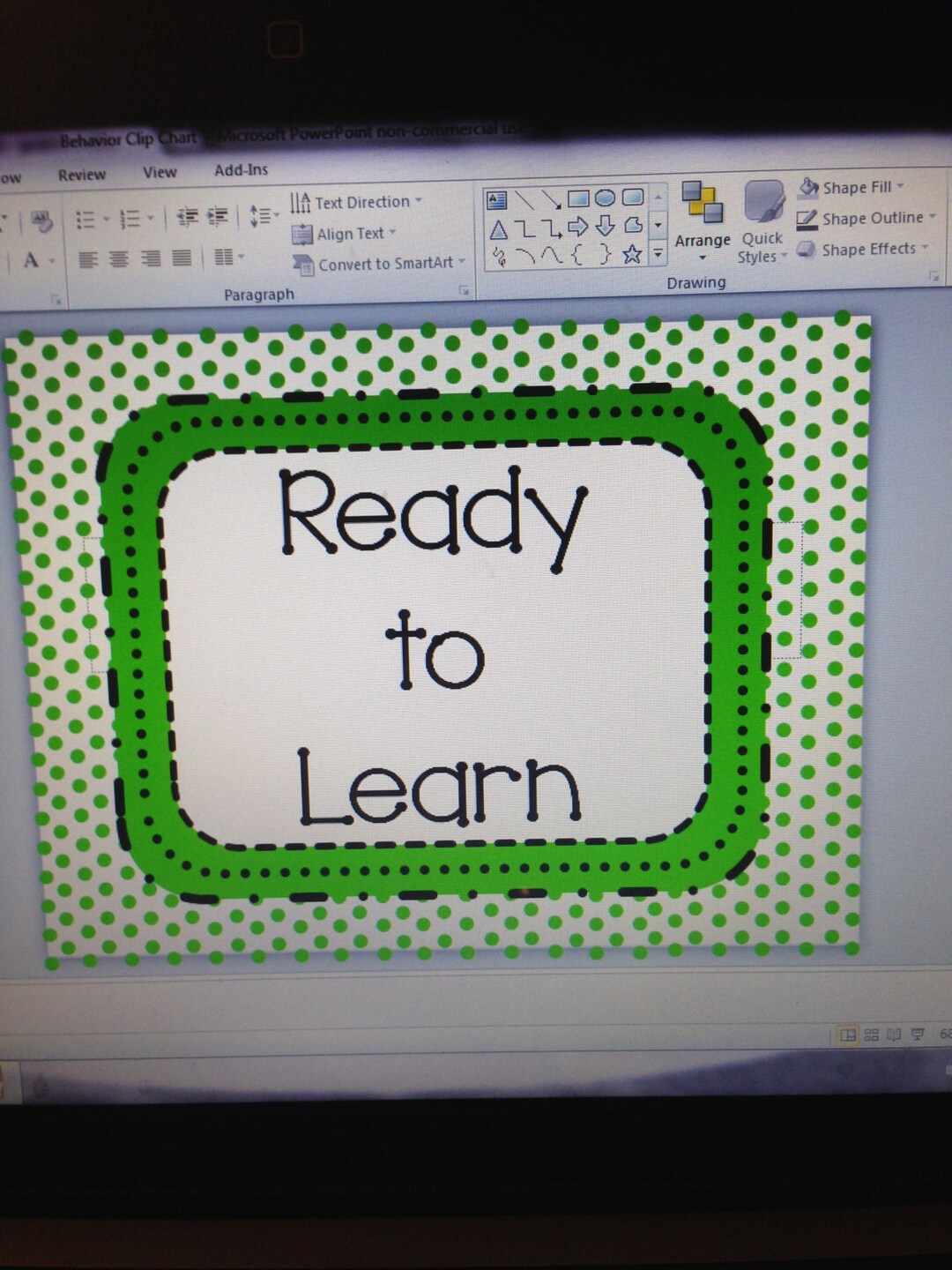 Behavior Clip Chart Polka Dots Printable Behavior Management System - Etsy