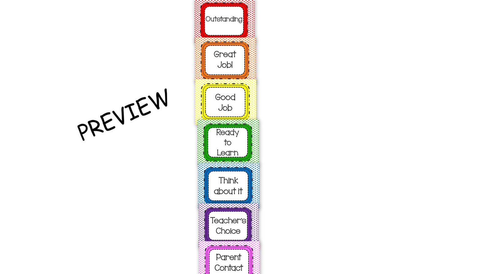 Behavior Clip Chart - Etsy