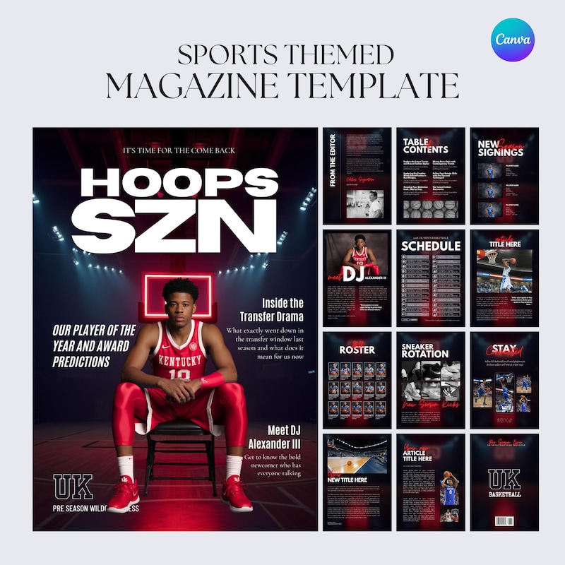 Sports Birthday Magazine - Etsy
