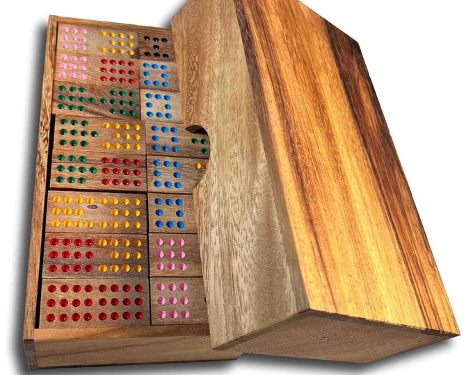 Cardinal Brand Double 12 Dominoes, Complete Set of 91 Dominoes - Etsy