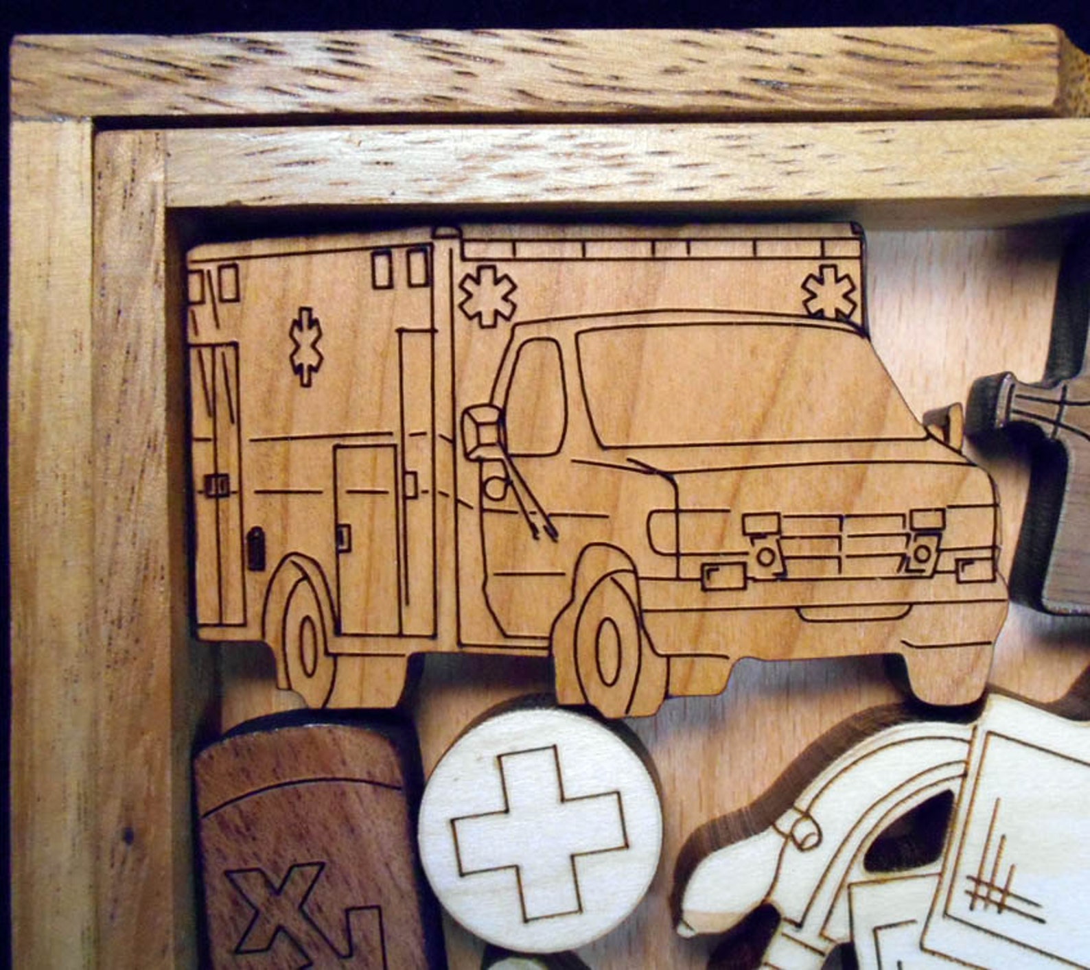 Medical Emergency Wooden Puzzle, Personalized Gift for Medical ...