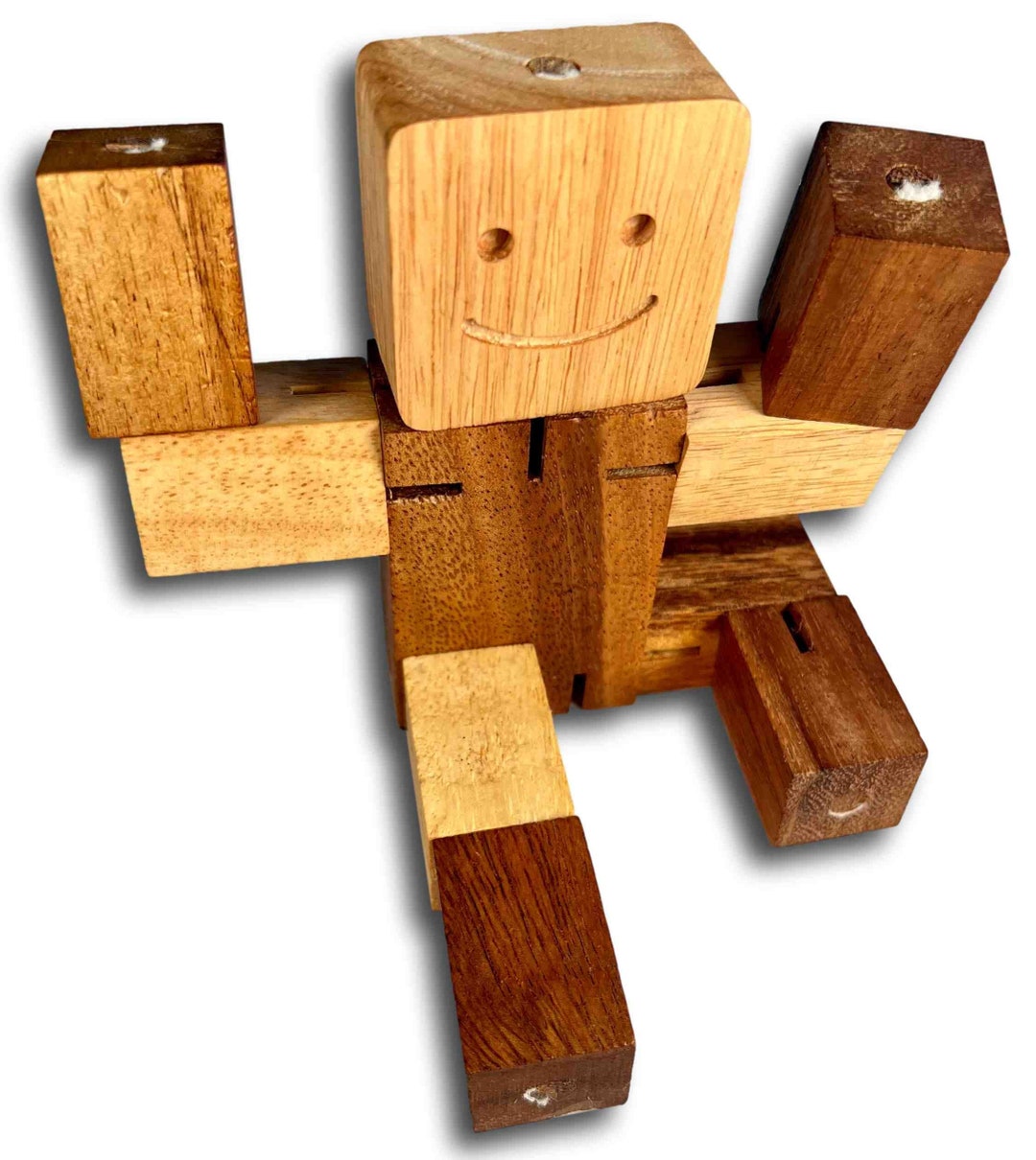 Woodie Man Toy, Fun Old Time Toy, Handmade Wooden Kids Toy, Wooden Toy ...