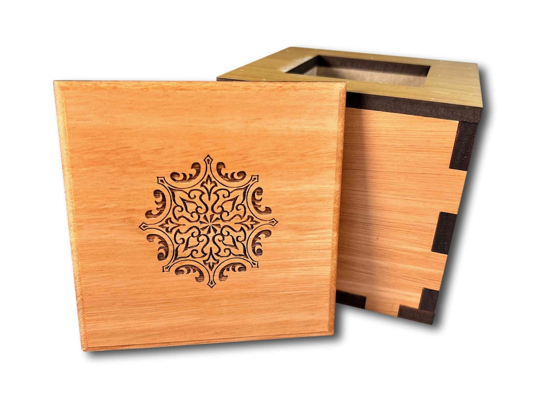 IQ Puzzle Box | Wooden Secret Lock Box | Stash Box Made in the USA From ...