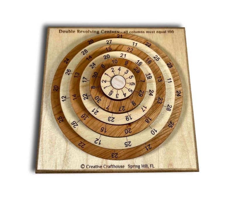The Impossible Math Puzzle for Adults, the Double Revolving Century ...