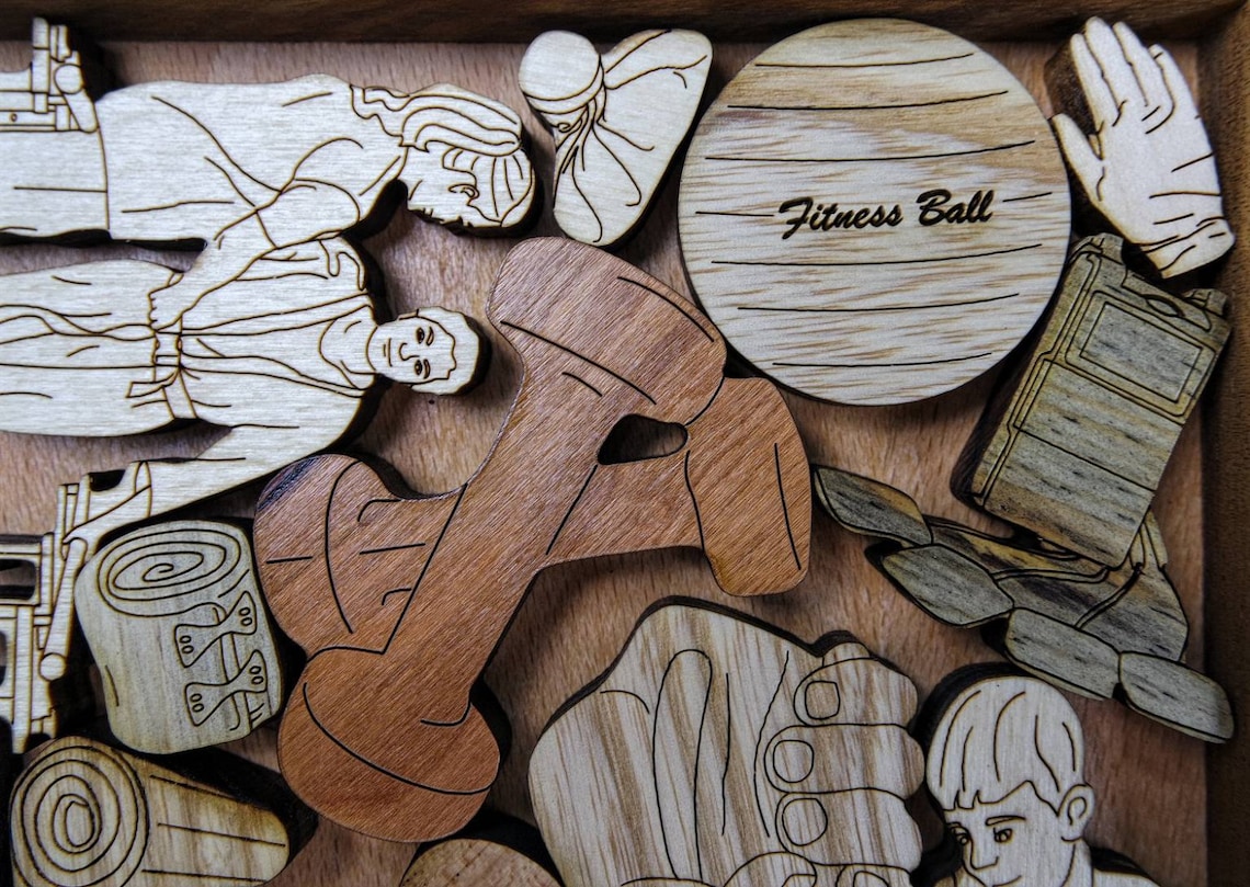 Physical Therapist Wood Puzzle Brain Teaser - Etsy